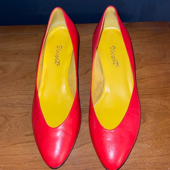 Vintage | Shoes | Vintage Red Heels | Poshmark